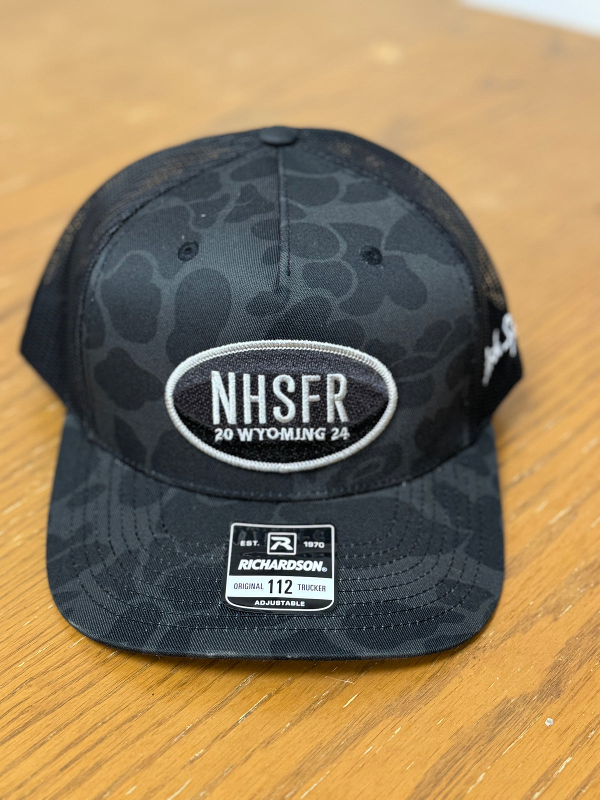 24 NHSFR Ballcap - Black Print — NHSRA Store